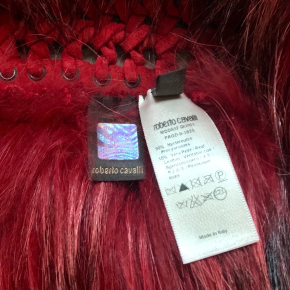 Roberto Cavalli | Jackets & Coats | Roberto Cavalli Fur Coat Rare ...